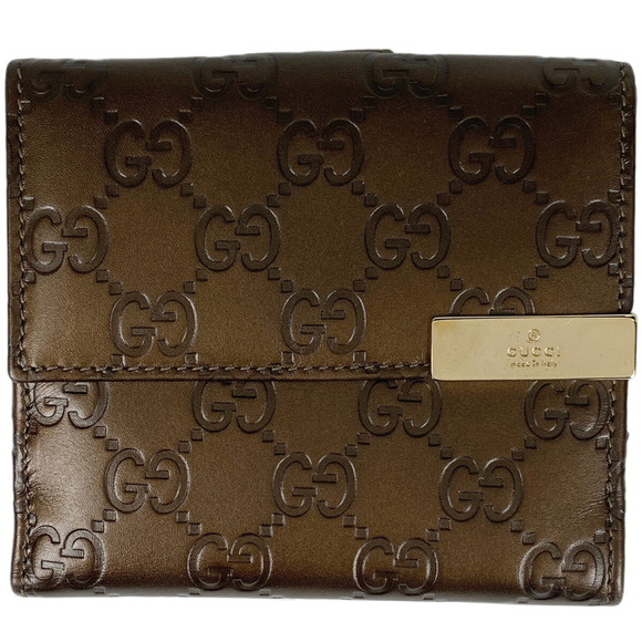 Gucci | Bags | Gucci Guccisima Bifold Wallet Coin Bifold Wallet Shima ...